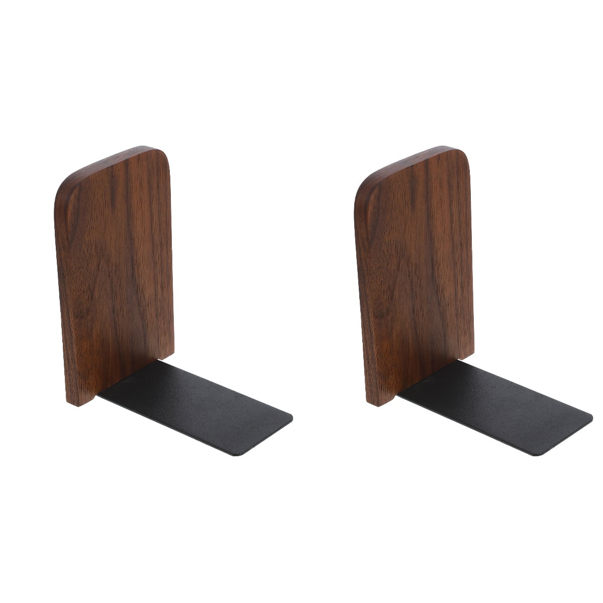 2 Pack Desk Bookends Shelf Decoration Bookshelves Storage Rack Study ...