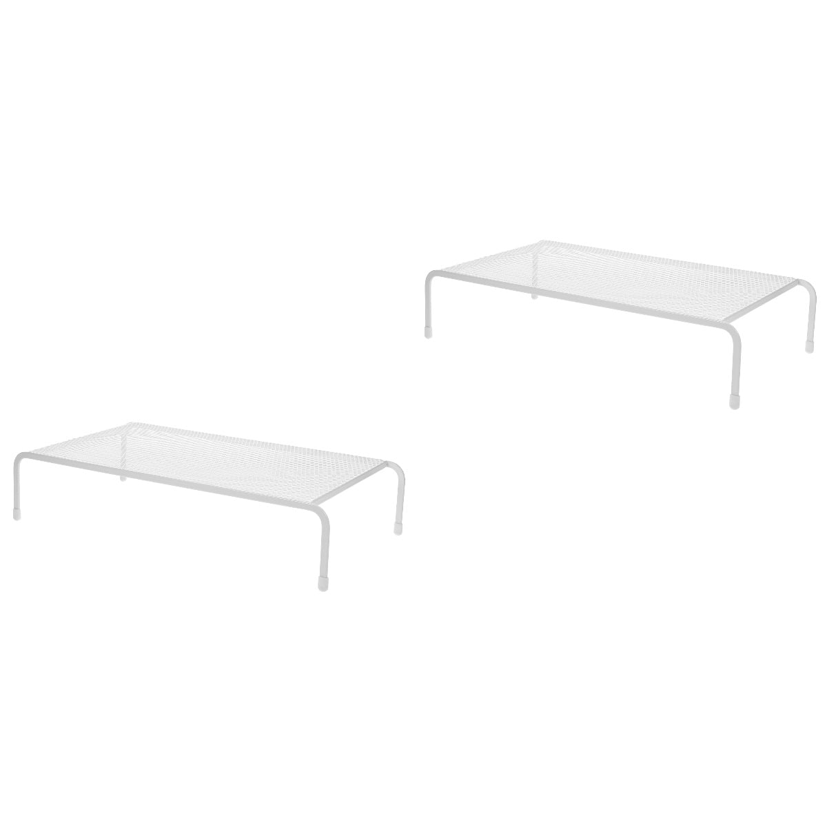 2 Pack Desktop Computer Elevated Monitor Bracket Raised Base Storage ...