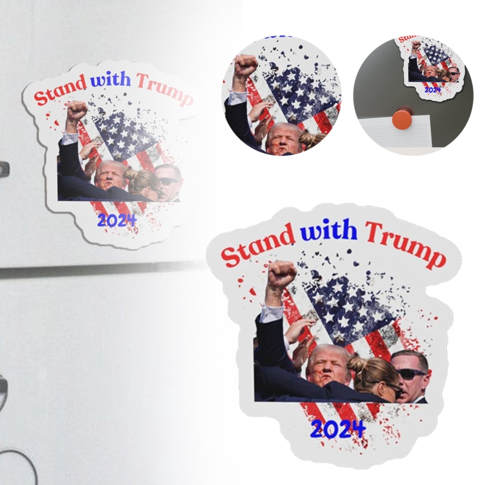 2 Pack Desktop Ornament,The Refrigerator Sticker Has A Moderate Size ...