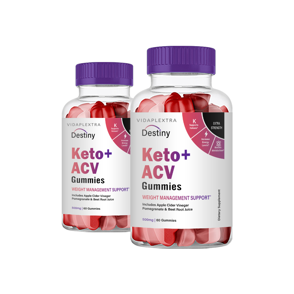 (2 Pack) Destiny Gummies - Destiny Keto + Apple Cider Vinegar Gummies ...