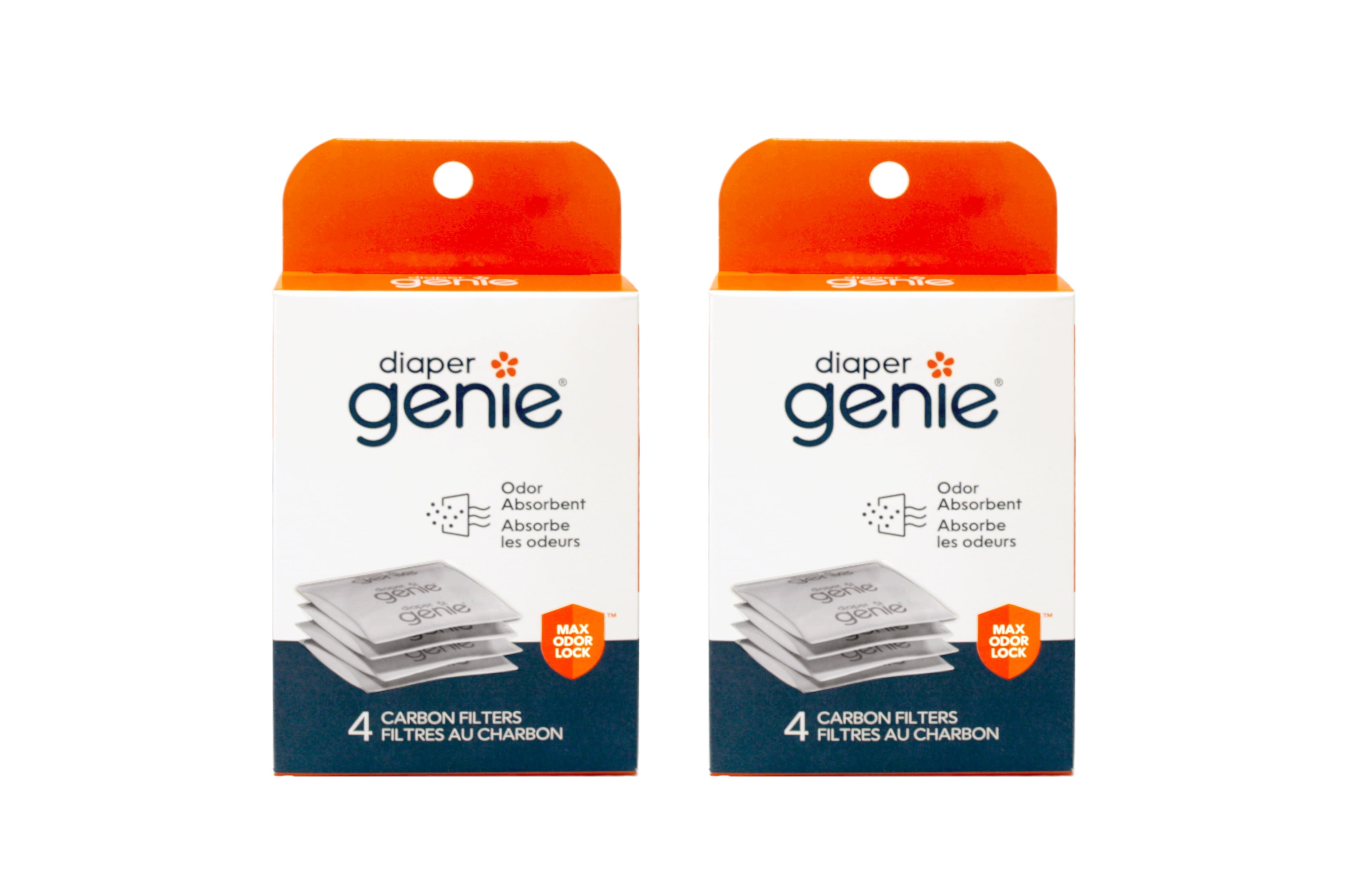 Diaper Genie Carbon Filters, Odor Absorbers for Diaper Pail, 4-Pack ...