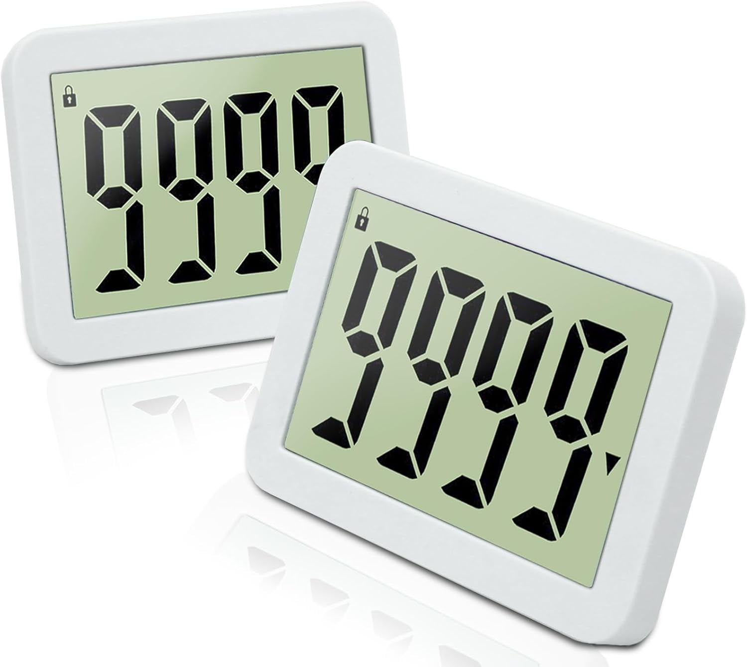 2-Pack Digital Countdown Days Timer 9999-Days Electronic Timer for Vacation Retirement Wedding ...