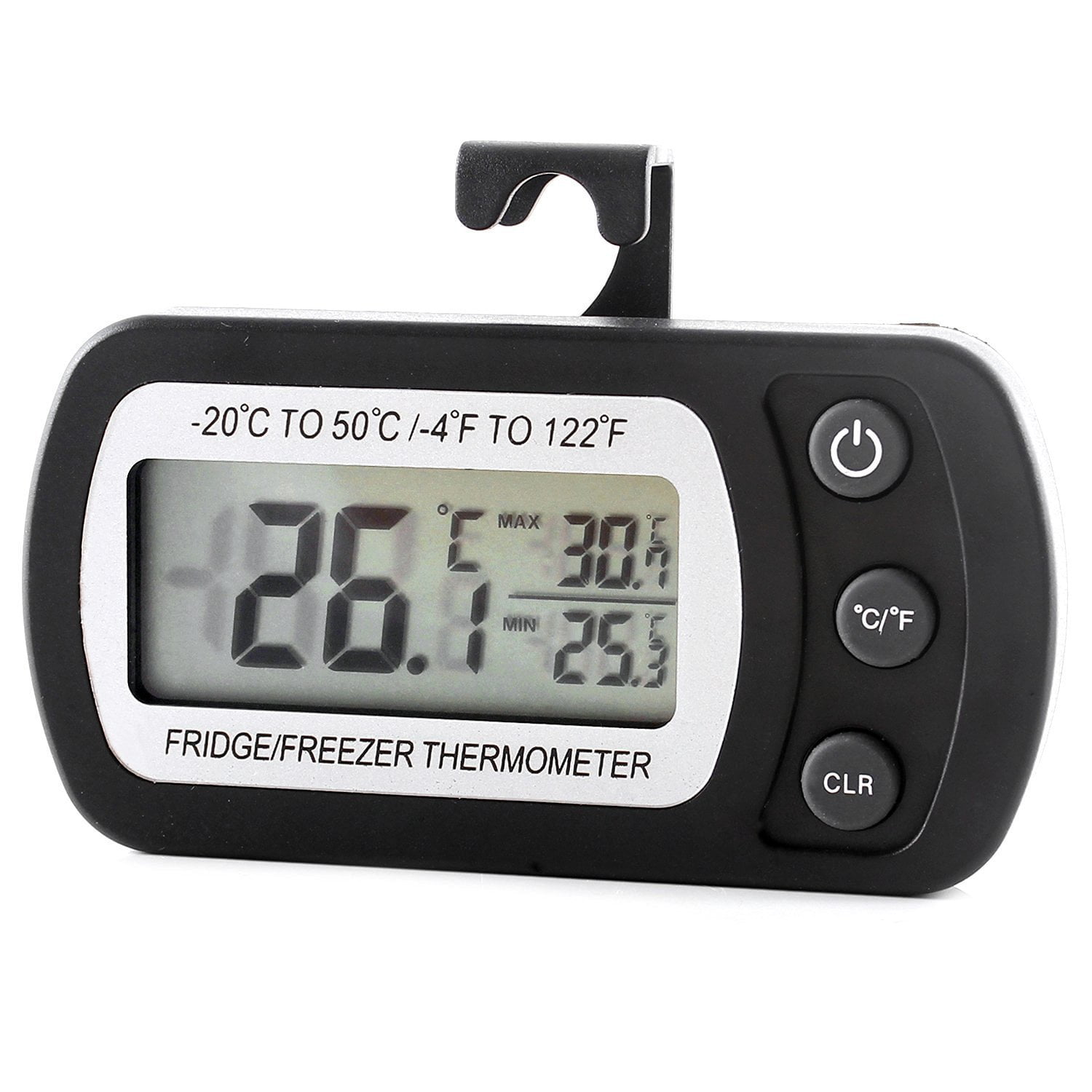 2 Pack Digital Refrigerator Thermometer Fridge Freezer Room Thermometer ...