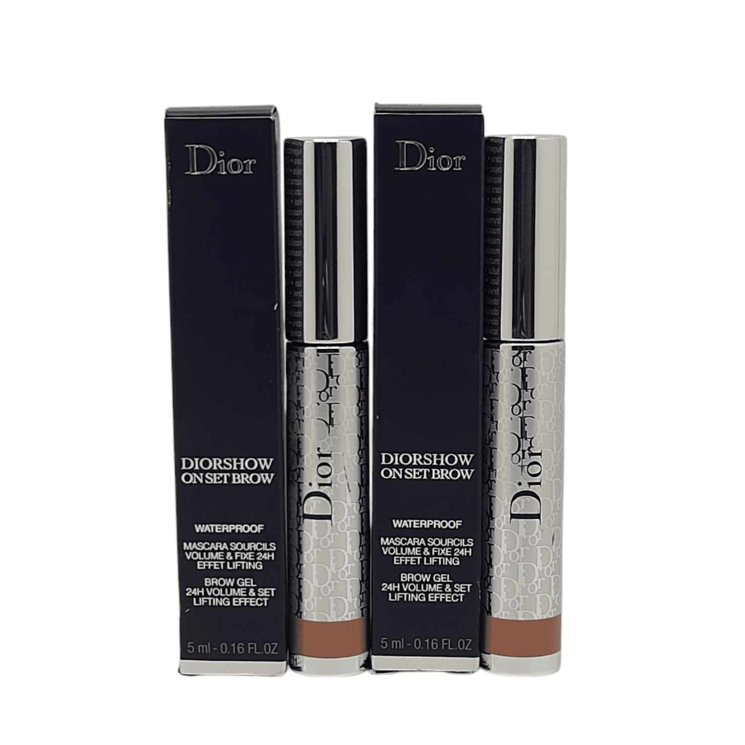 2 Pack Dior Diorshow On Set Brow Gel #01 Blond - Walmart.com
