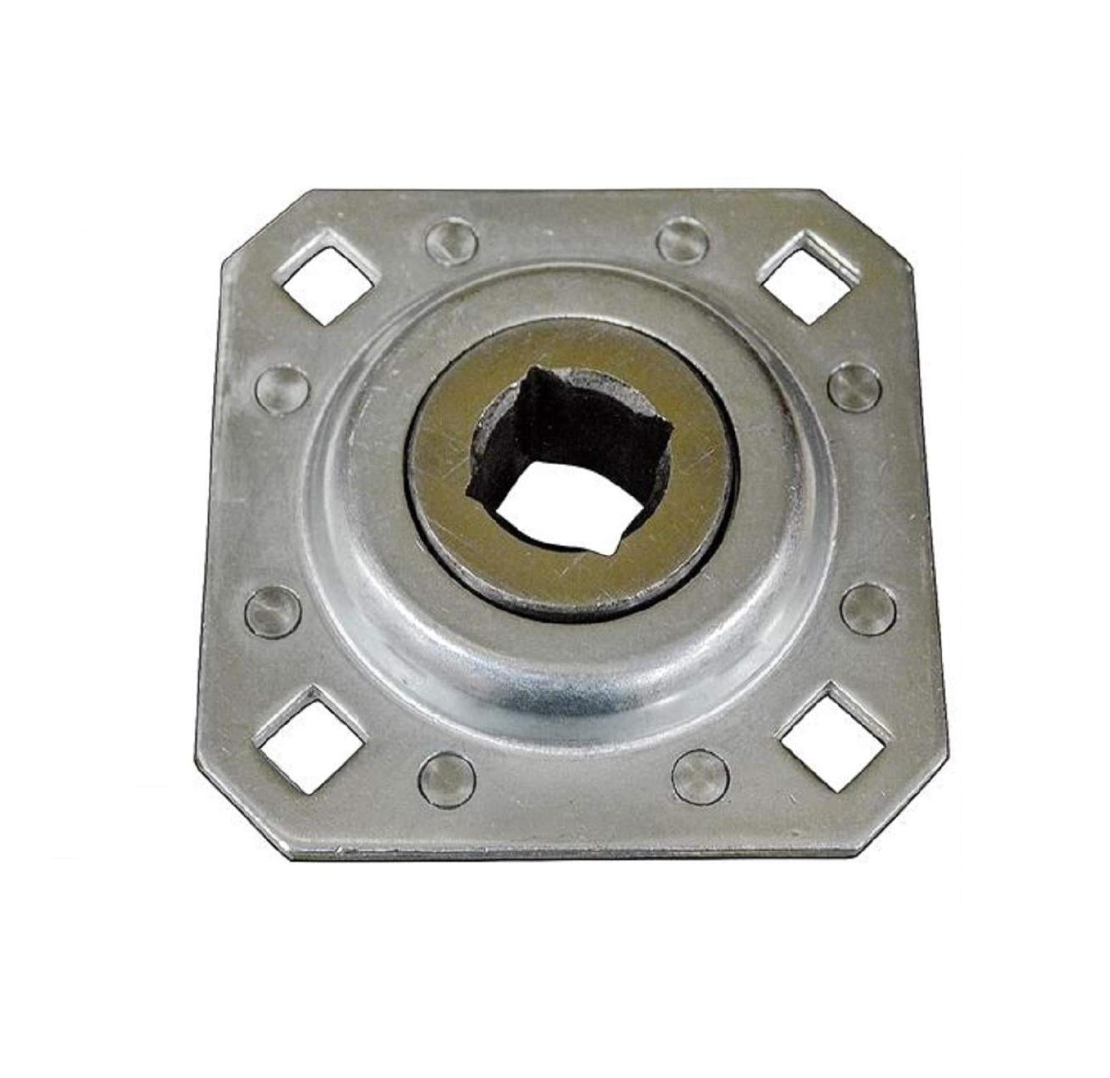 2-Pack Disc Bearings with 1" Square Bore, 4-1/2" Bolt Holes & 4-3/4 ...