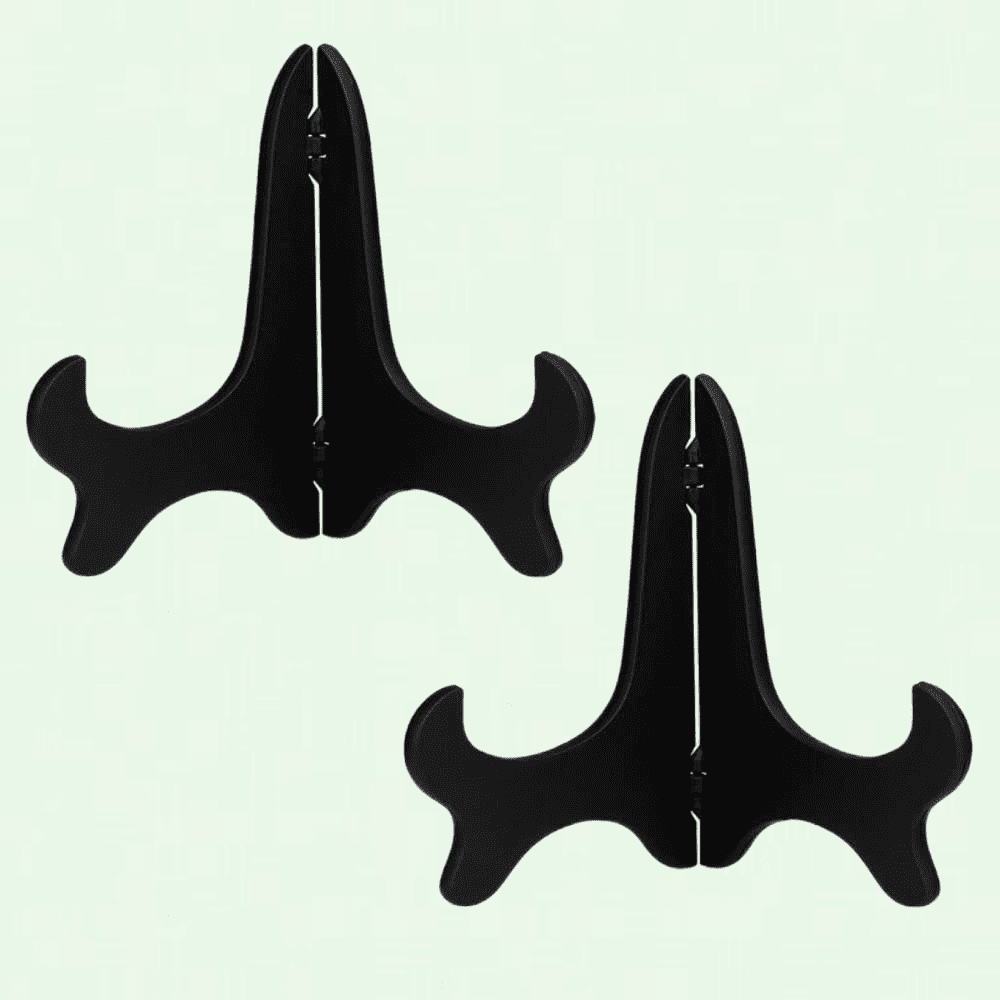 2-Pack Display Board Rack, Picture Stand Easel, Decorative Bookshelf ...