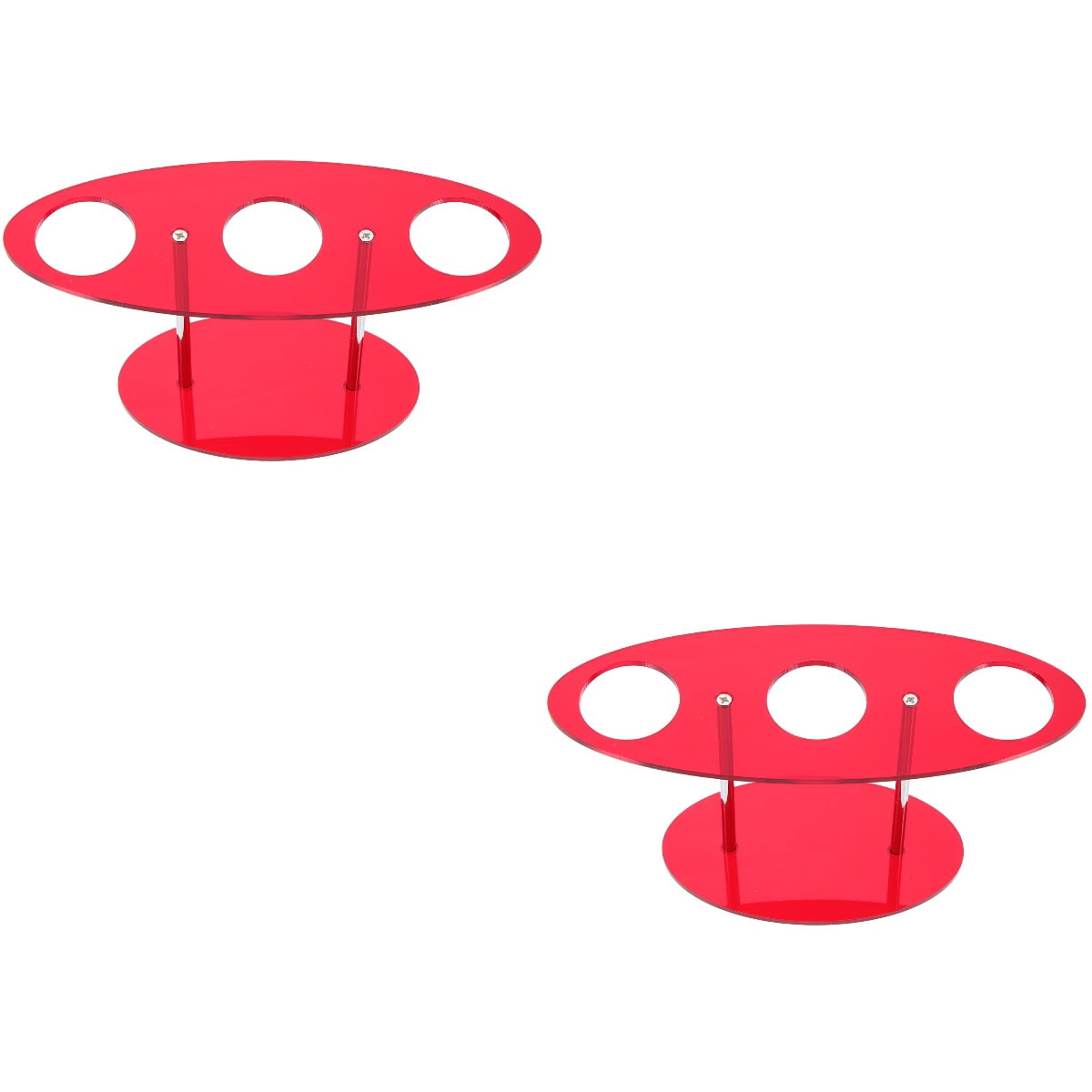 2 Pack Display Shelves Shelf Ice Cream Rack Restaurant Cone Holder ...