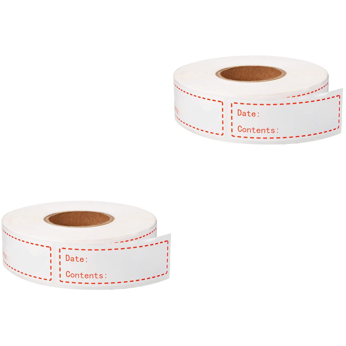 2 Pack Dissolvable Food Labels Day of Week Date Stickers Red - Walmart.com