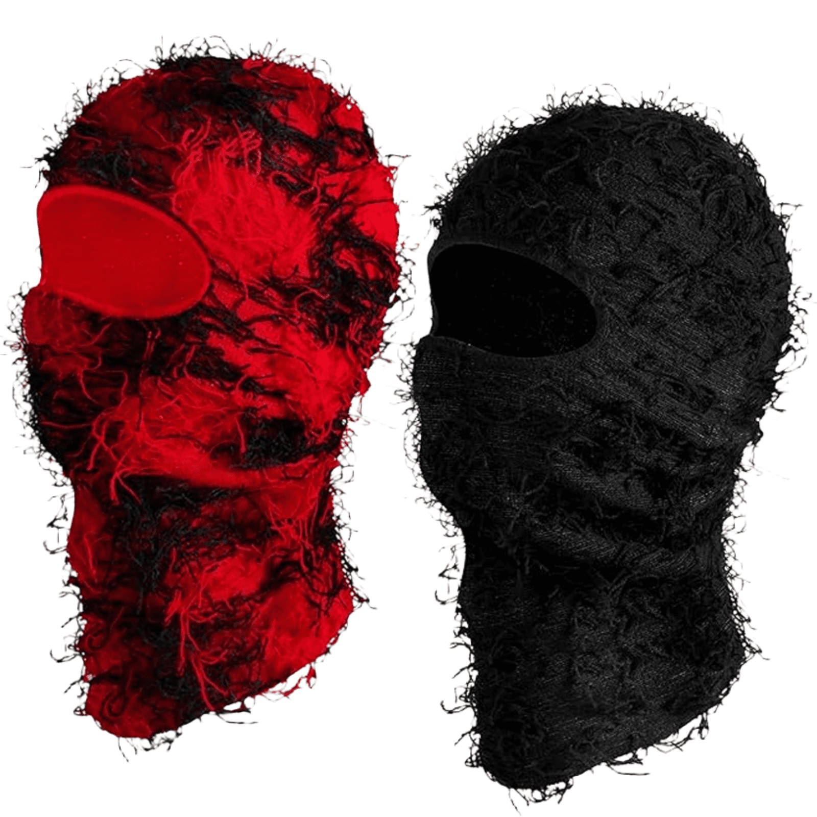Coolzu Distressed Balaclava Ski Mask, Knitted, Windproof, Moisture ...