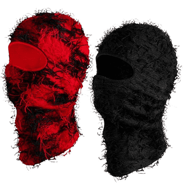 Distressed Balaclava Ski Mask Full Face Knitted Balaclava Windproof ...