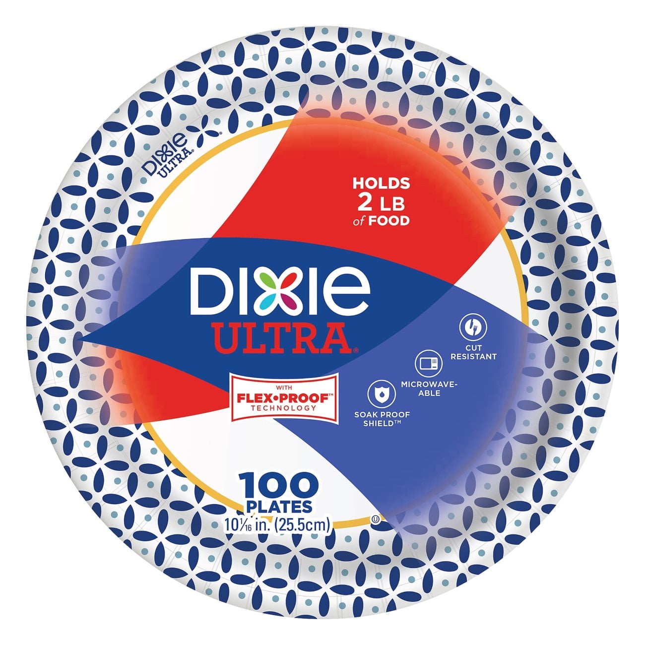 ( 2 Pack ) Dixie 10.17 Inch Ultra Paper Plates, 100 Count - Walmart.com