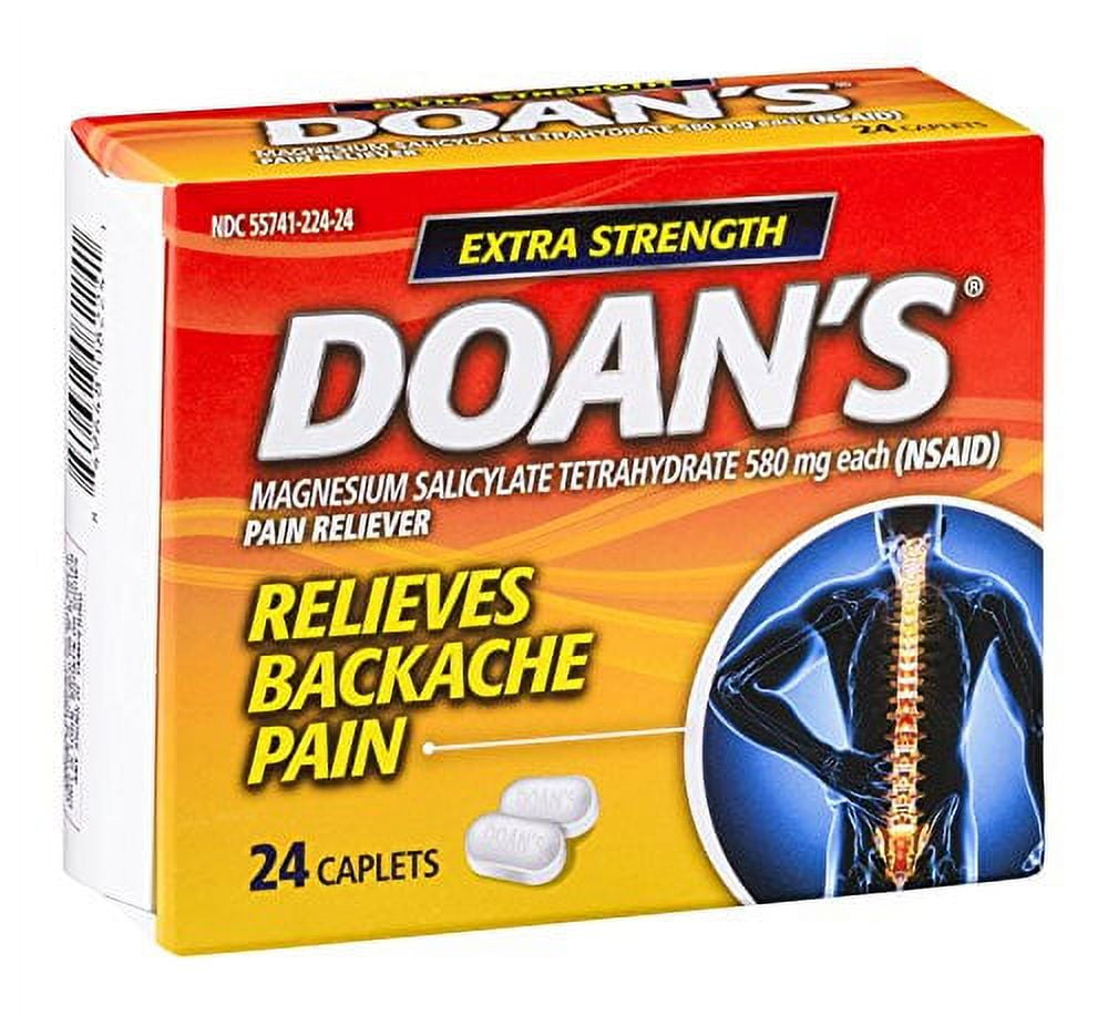 Doan's Extra Strength Pain Relief Medication - Strong Meds, 2 Pack ...