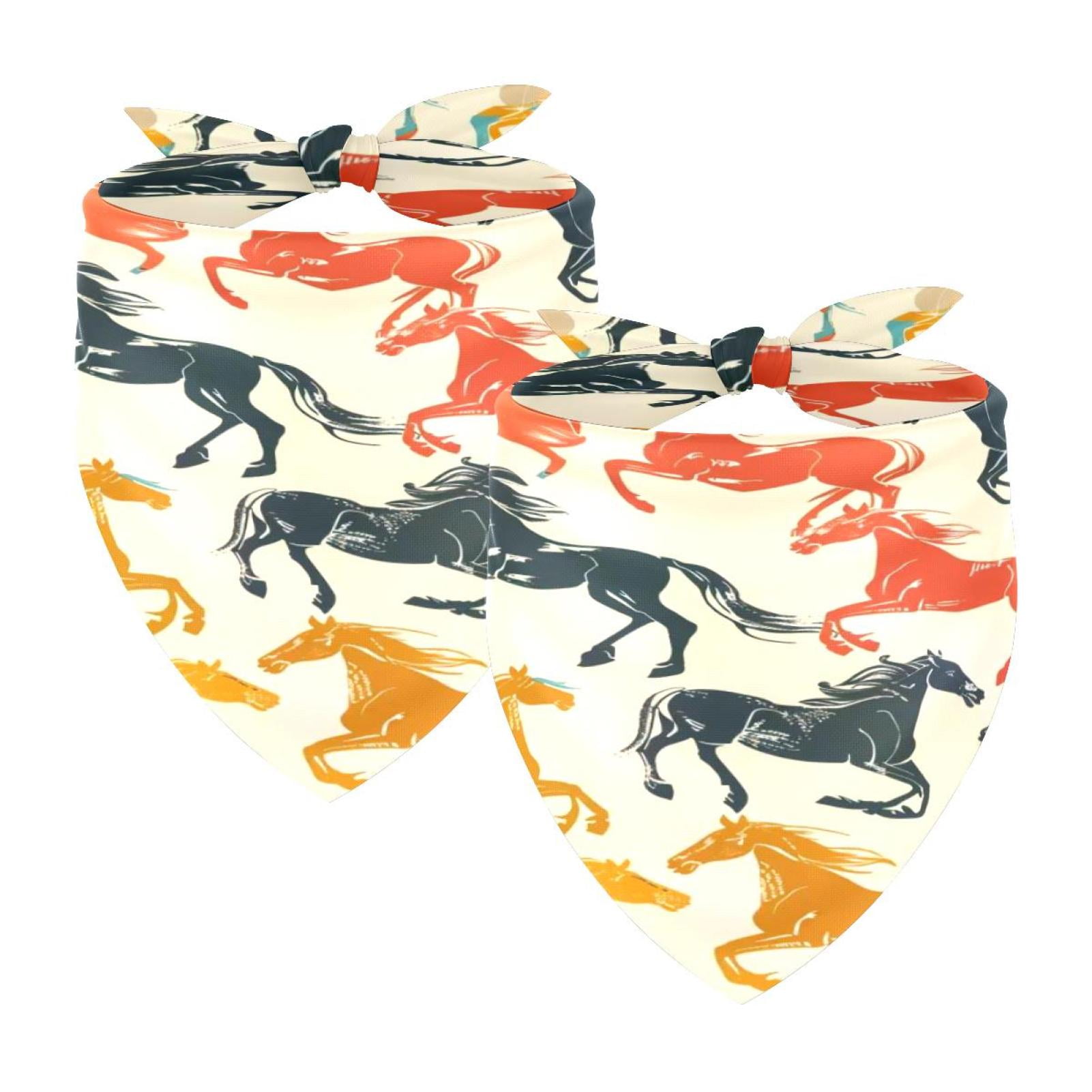 2 Pack Dog Bandana Girl Boy Pet Bibs Dog Scarf Kerchief Washable ...