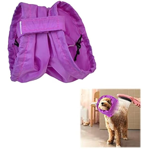 2 Pack Dog Bath Cap Waterproof Shower Hat Dogs Snood for Washing ...