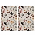 2 Pack Dog Claws Kitchen Towels Dog Bones Love Cute Cartoon Texture ...