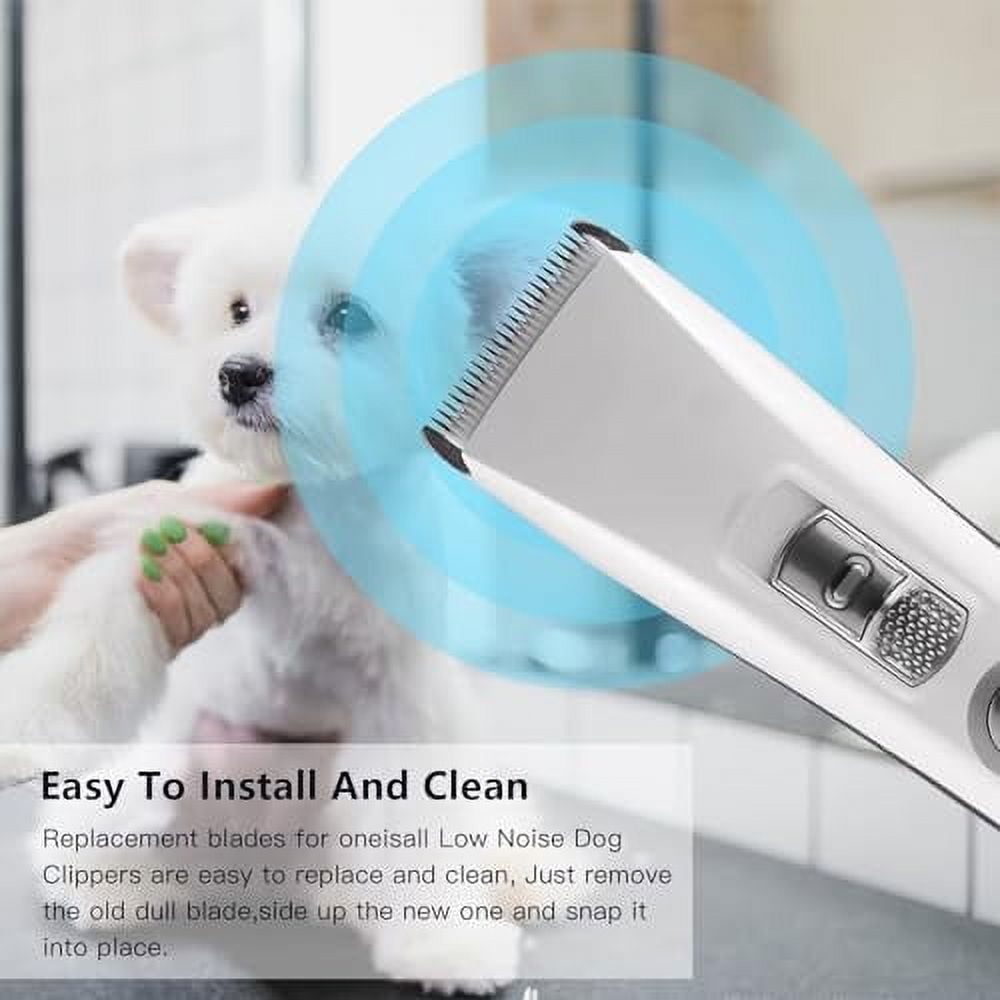 2 Pack Dog Grooming Replacement Blades for ONEISALL Dog Low Noise Dog ...