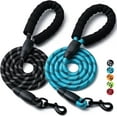 2 Pack Dog Leash, 4/5/6 FT Heavy Duty Nylon Rope Pet Leashes with ...