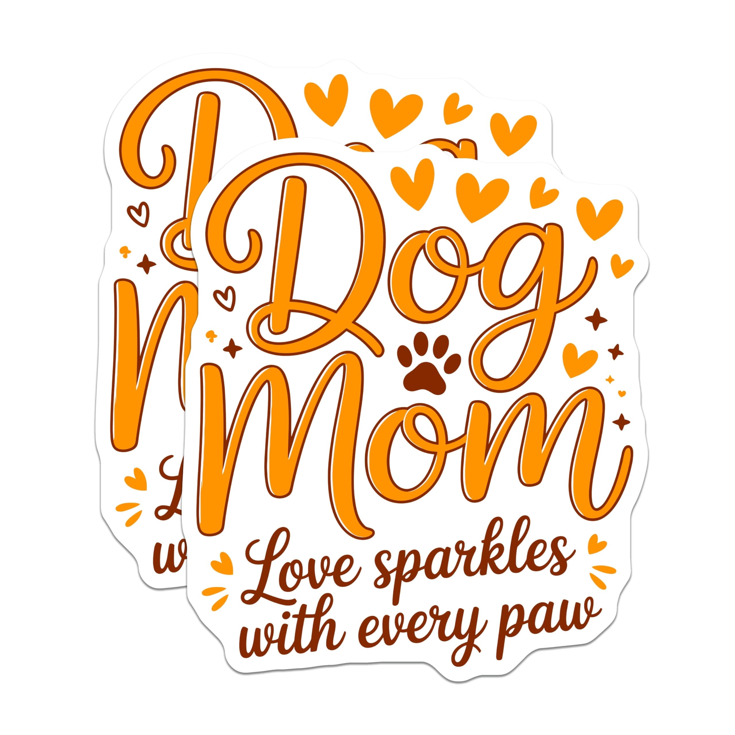(2 Pack) Dog Mom Magnets - Pet Parent Decor - Fur Mom Accessories ...