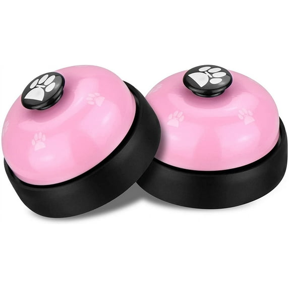 2 Pack Dog Training Bells for Potty Training - Paw/ Nose Activated Pet ...