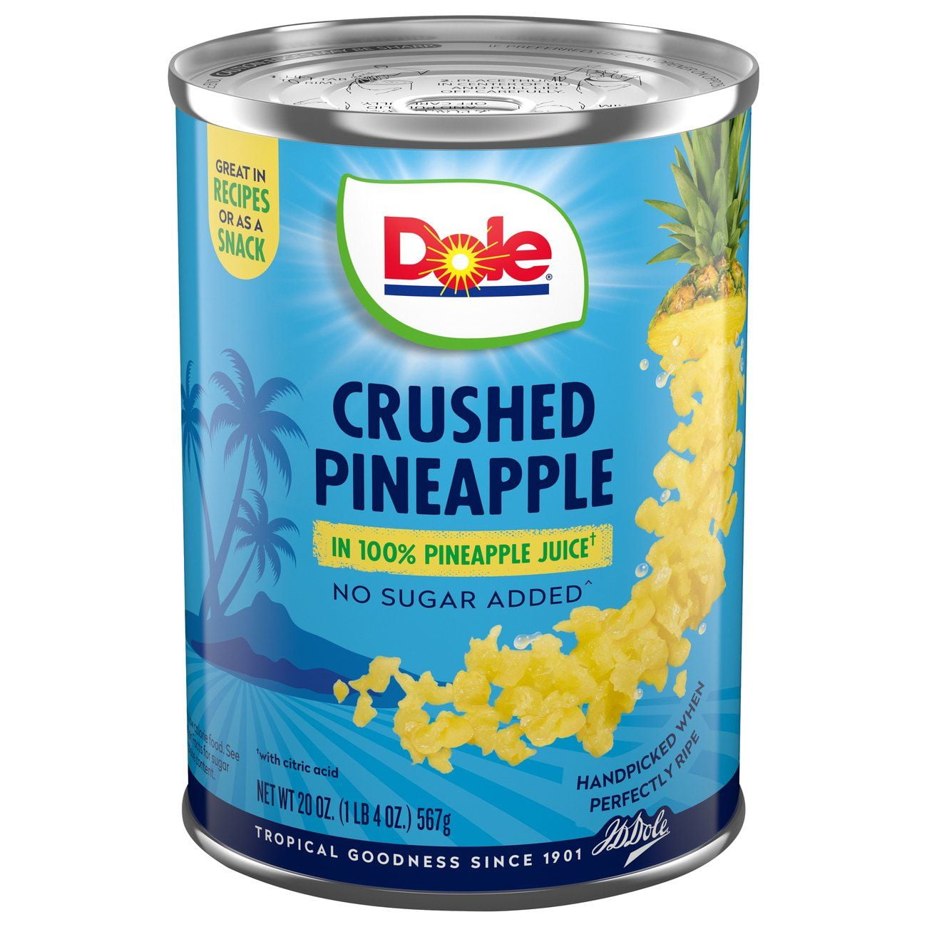 2 Pack - Dole Crushed Pineapple - 20 oz Packaging may vary - Walmart.com