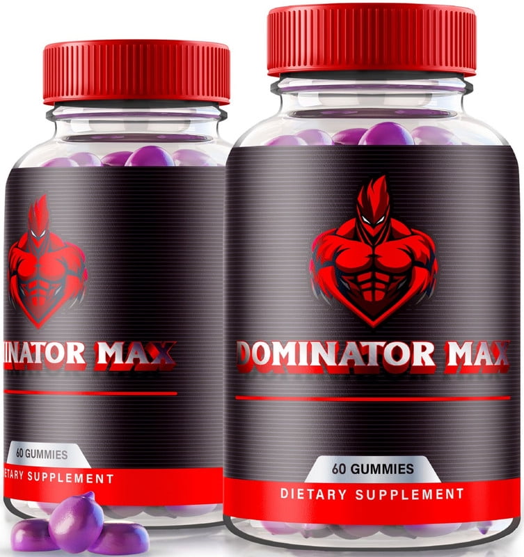 (2 Pack) Dominator Max Gummies, Official Formula for Muscle Support ...