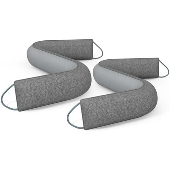 2 Pack Door Draft Stopper 30 Inch, Weighted Under Door Snake Cold Air ...