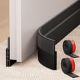 2 Pack Under Door Draft Stopper, Adjustable Door Sweep Anti-Collision ...