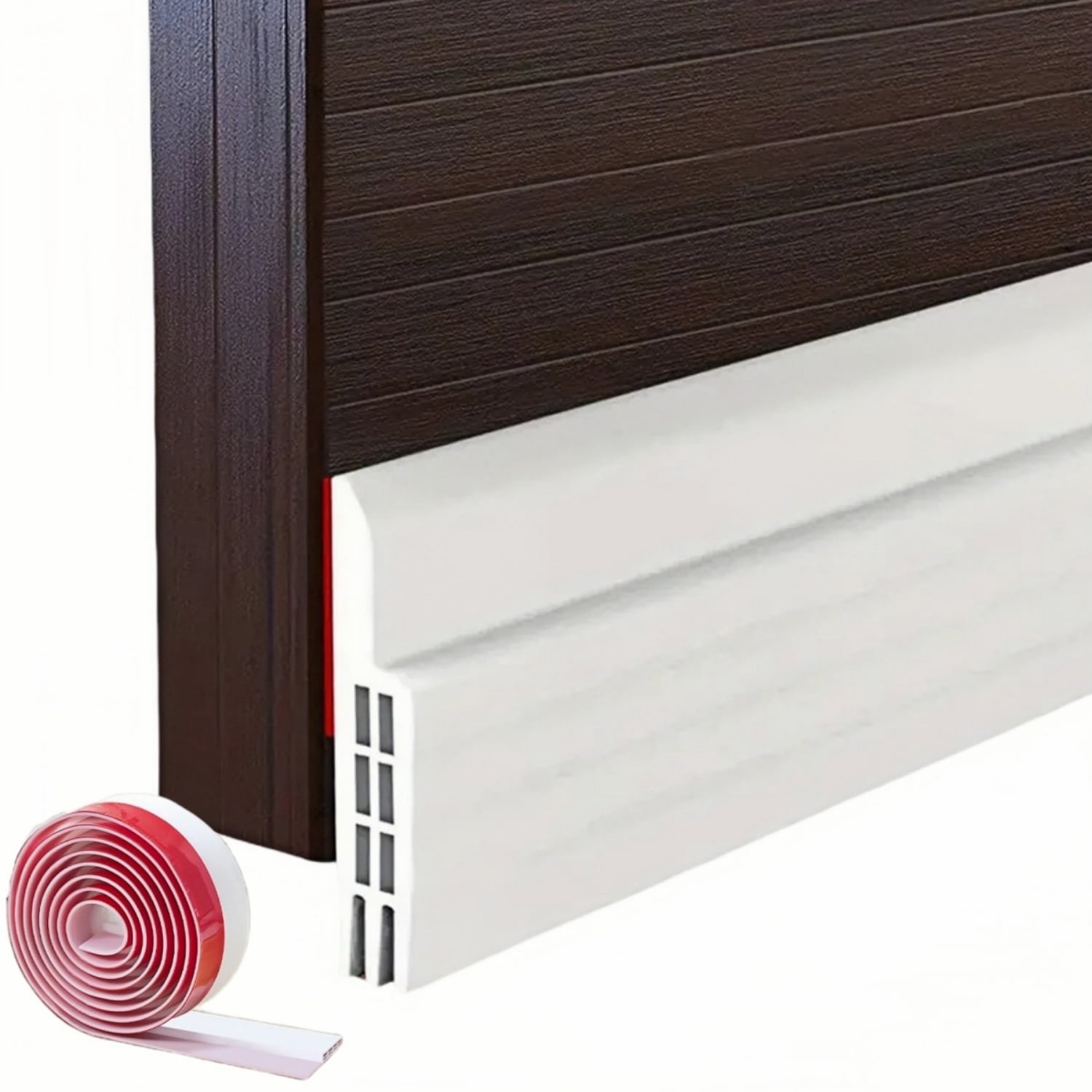 2 Pack Door Draft Stopper for Bottom of Door - 2"W x 78"L Under Door ...