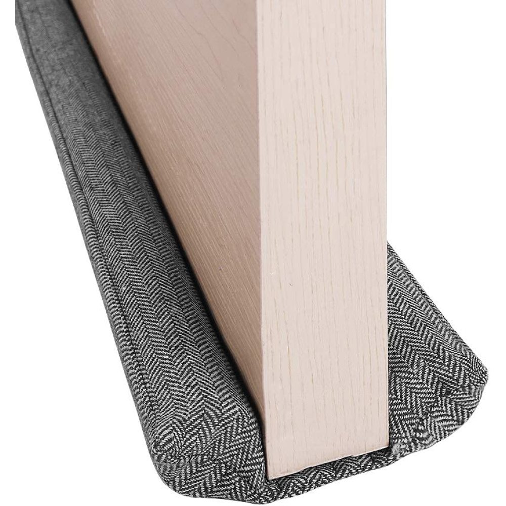 2 Pack Door Draft Stopper, Under Door Draft Blocker, Soundproof Door ...