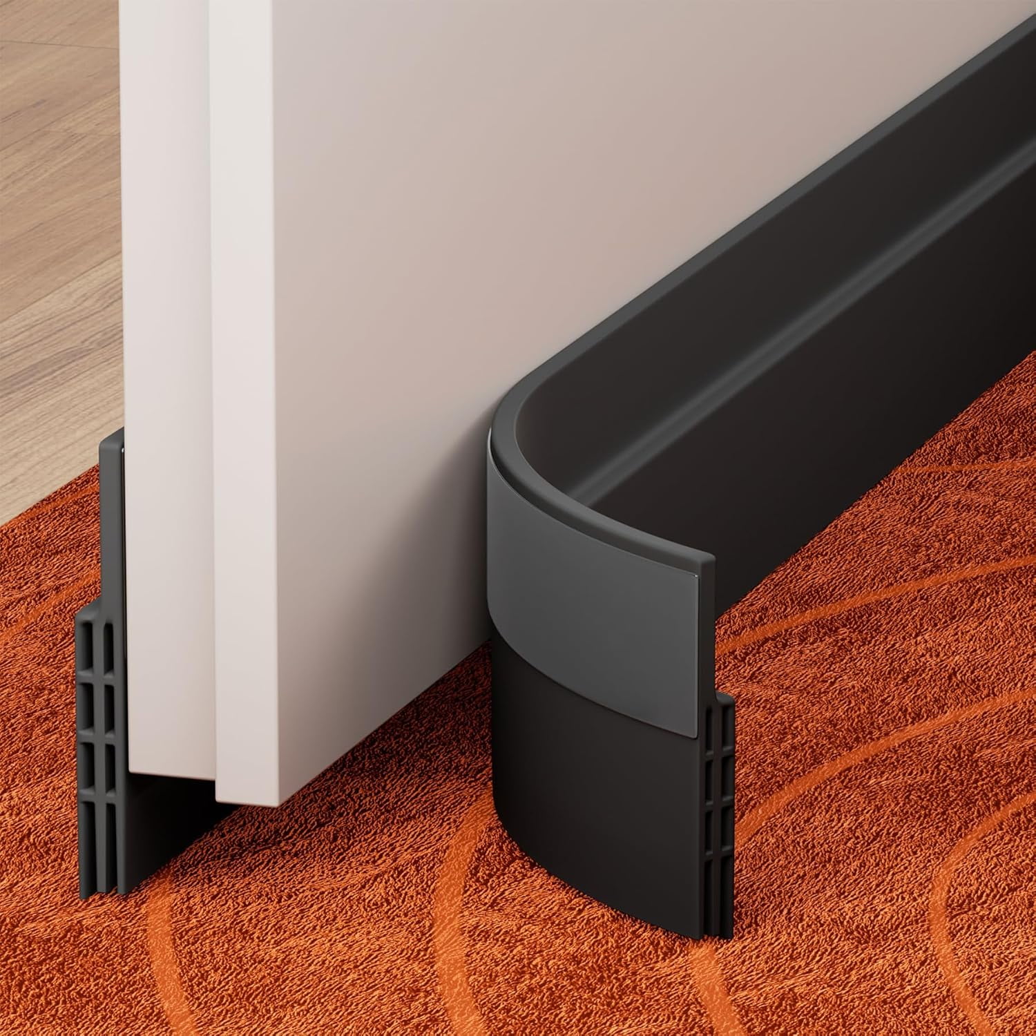 2 Pack Door Draft Strips, Door Under Draft Strips, Soundproof Door ...
