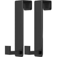 2-Pack Over The Door Hooks - Rustproof Stainless Steel Door Hangers ...