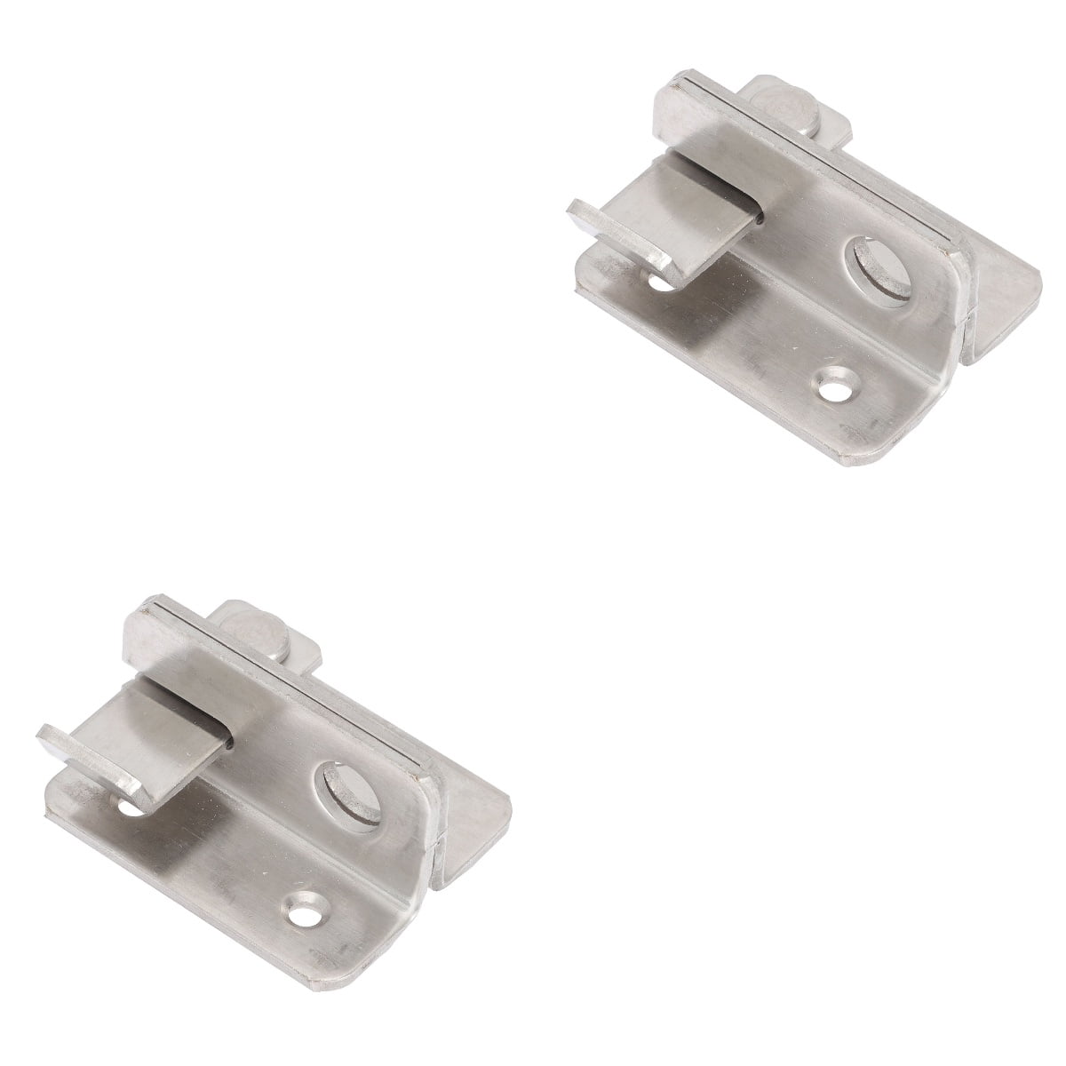2 Pack Door Latch Lock Combination Gate Locks Buckle Silver - Walmart.com
