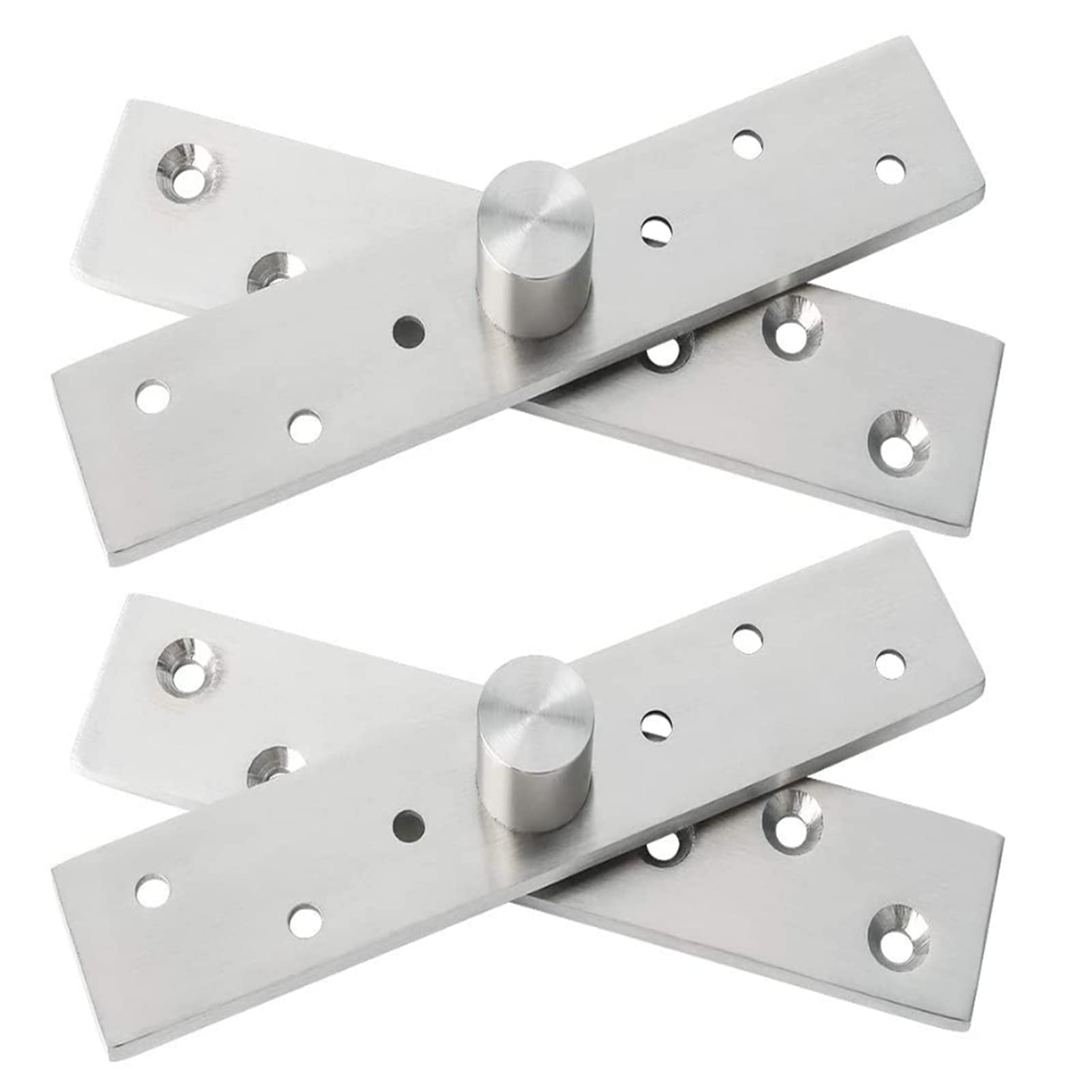 2 Pack Door Pivot Hinge 360°Rotation Hidden Door Hinge Concealing Door ...