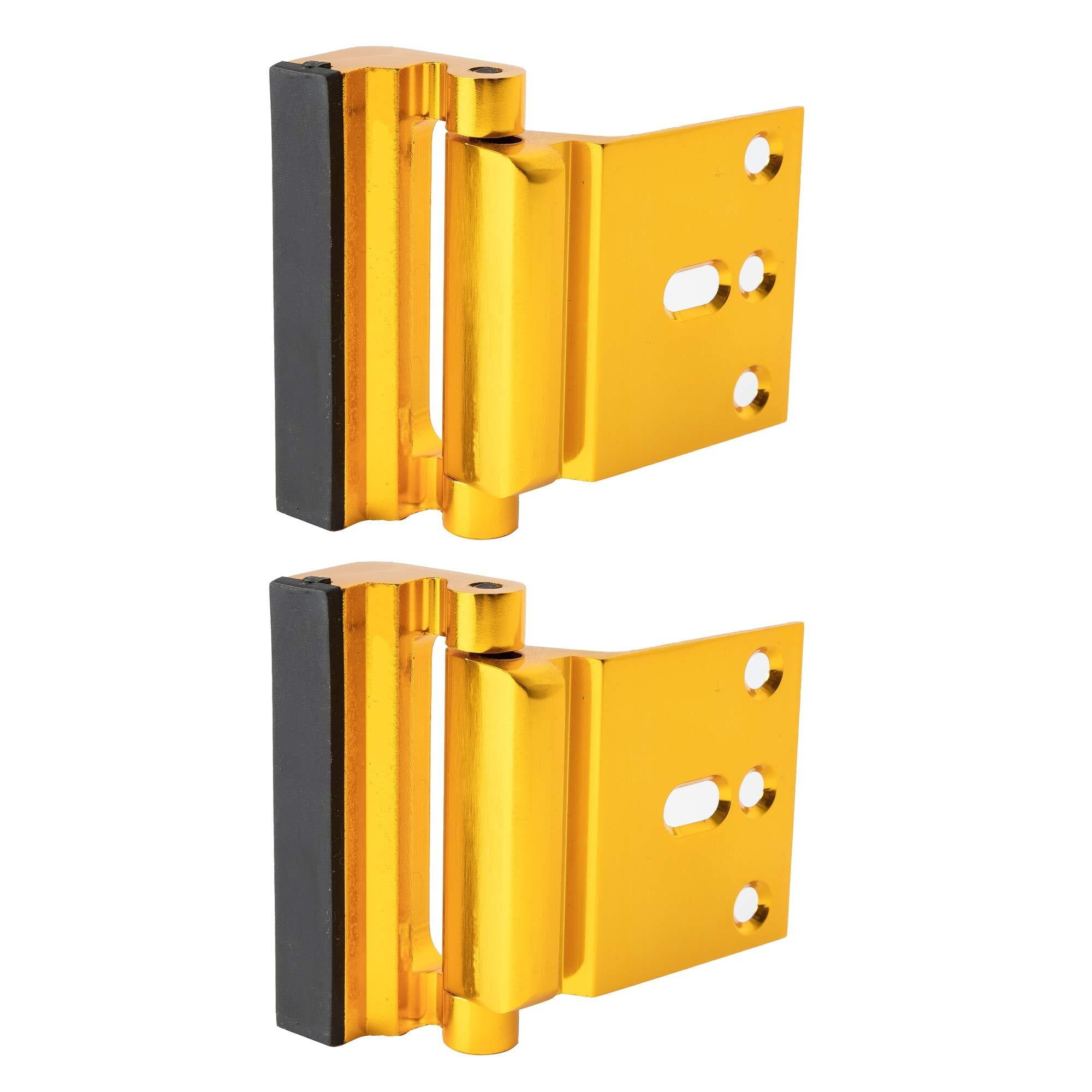 2 Pack Door Reinforcement Locks with 8 Screws, Home Security Door Lock ...