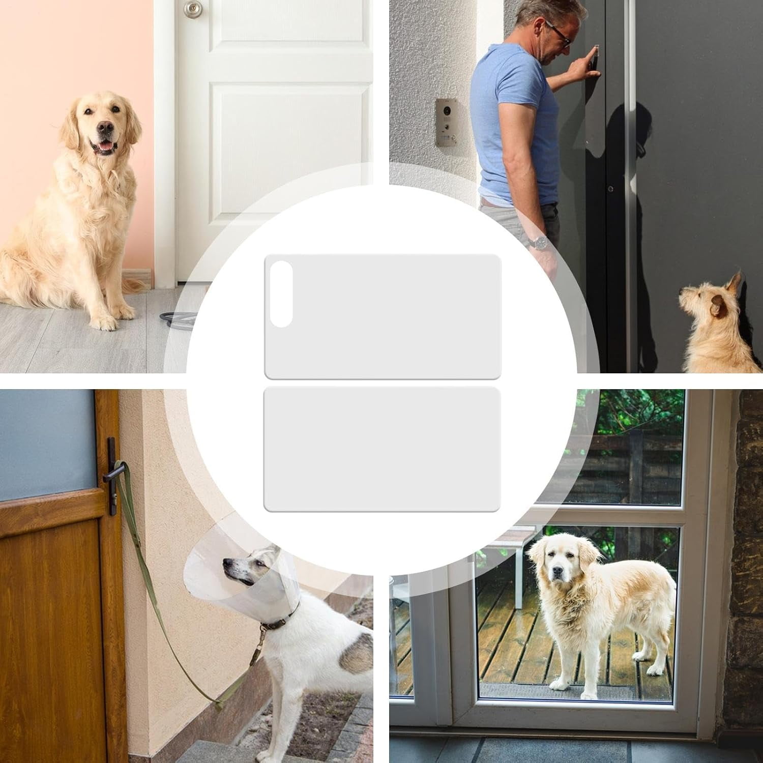 2 Pack Door Scratch Protector, 31x20in Scratch Protection for Dogs ...
