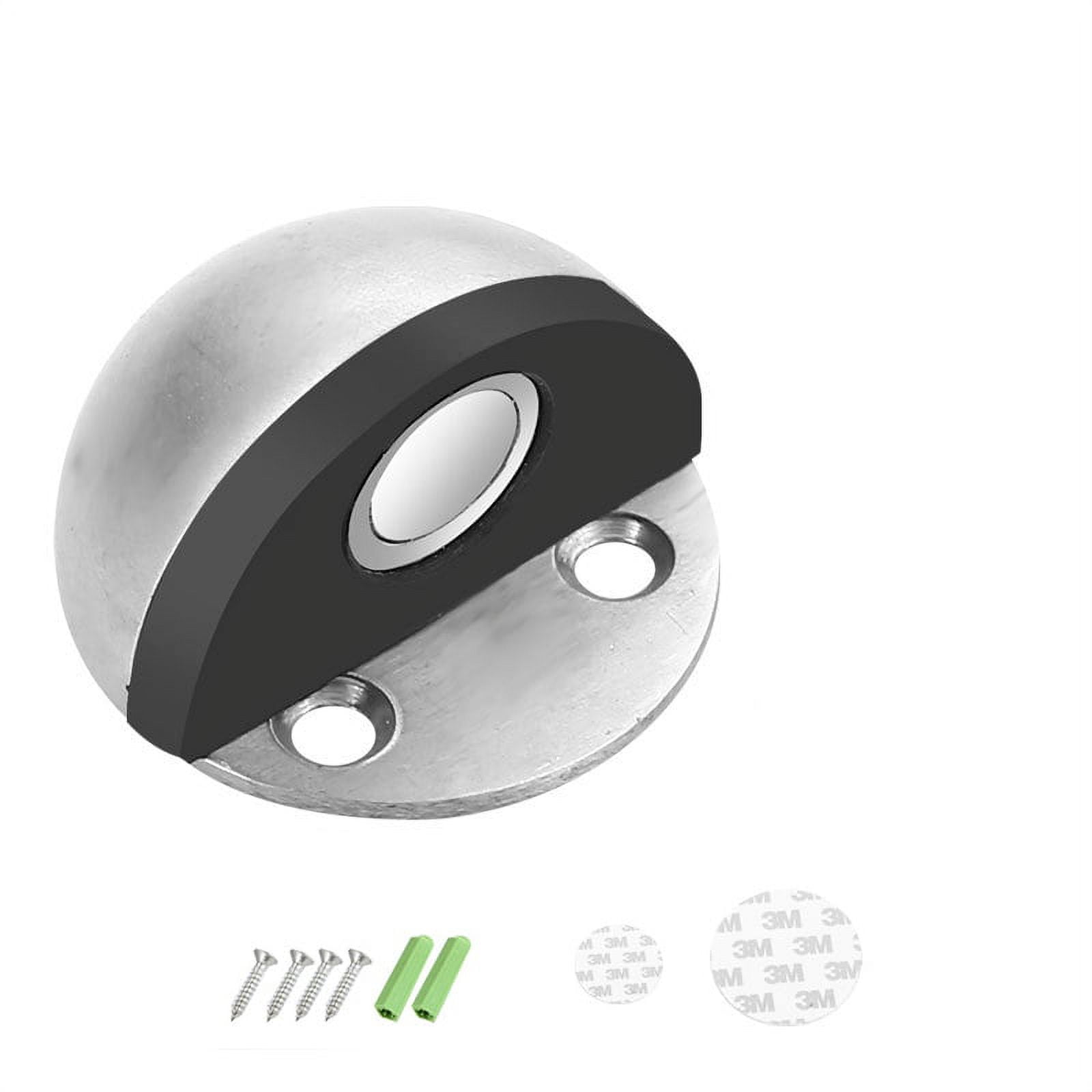 2 Pack Door Stoppers, 3M Adhesive Door Holder Door Stop, Stainless ...