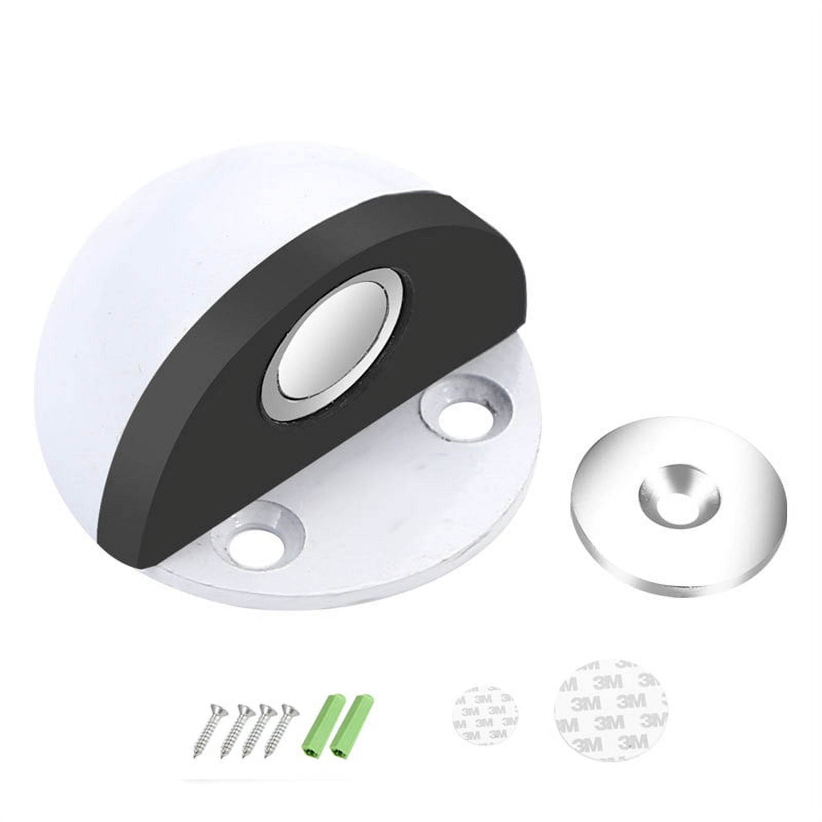 2 Pack Door Stoppers, 3M Adhesive Door Holder Door Stop, Stainless ...
