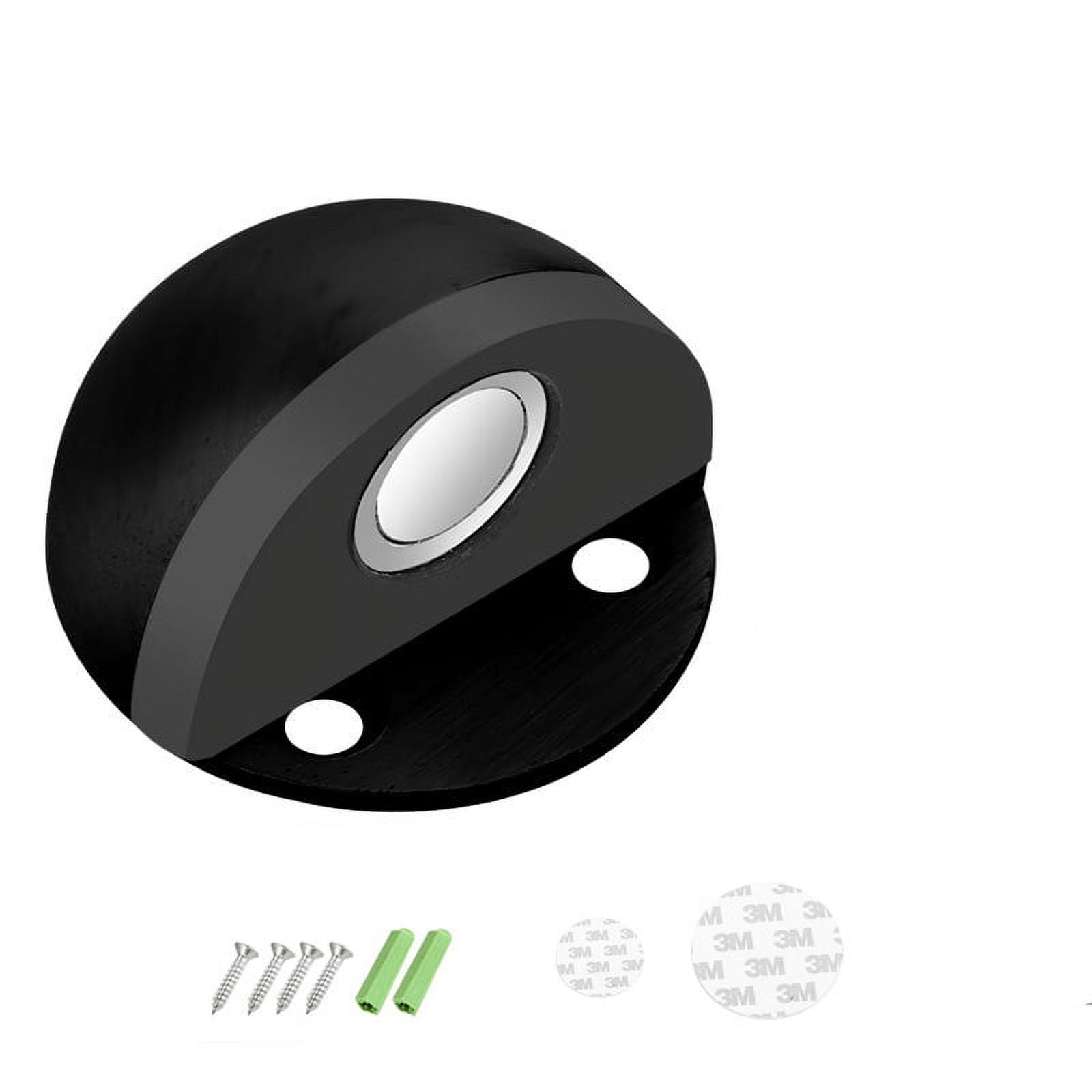 2 Pack Door Stoppers, 3M Adhesive Door Holder Door Stop, Stainless ...