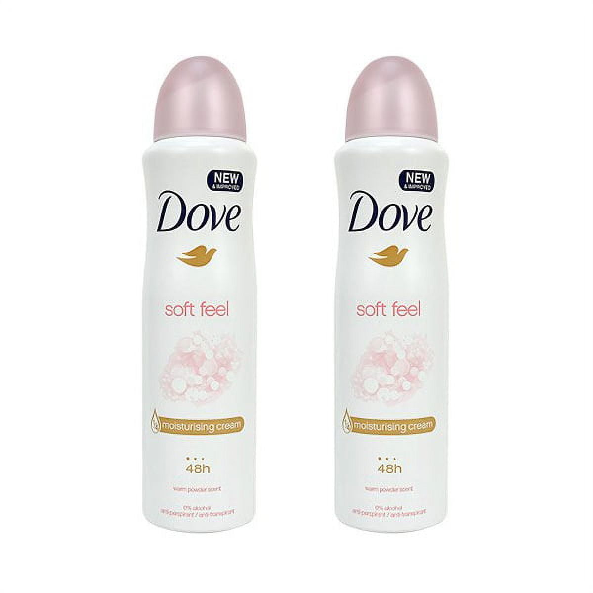 Dove Fresh Double Pack Soft Feel Antiperspirant Deodorant Spray, 150ml ...