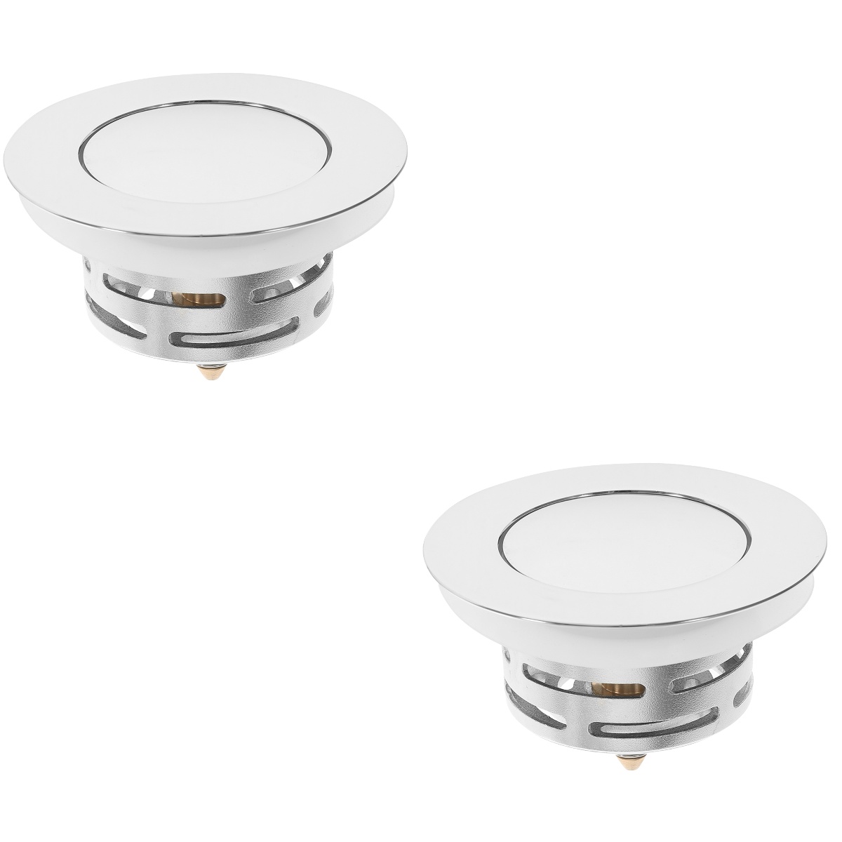 2 Pack Drain Jumper Core Washbasin Stopper Plug Universal Strainer ...