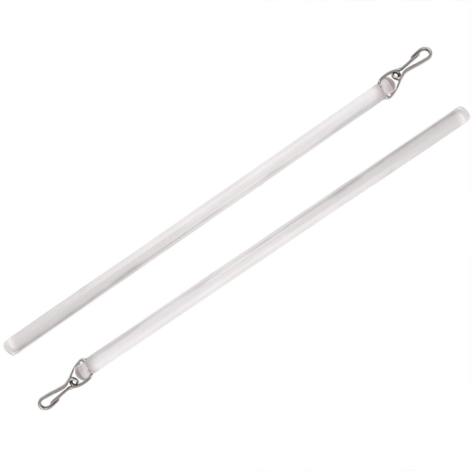 2 Pack Drapery Operating Stick 17Inch Clear Invisble Curtain Pull Rod ...