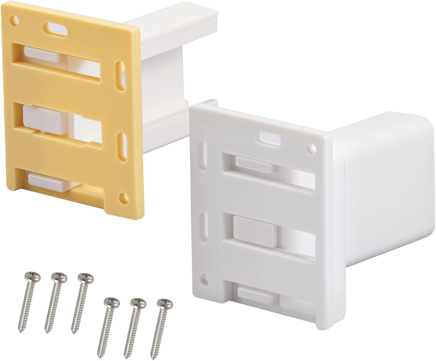 2 Pack Drawer Slide Socket Set, Track Back Plate, Cabinet Slides, Rv ...