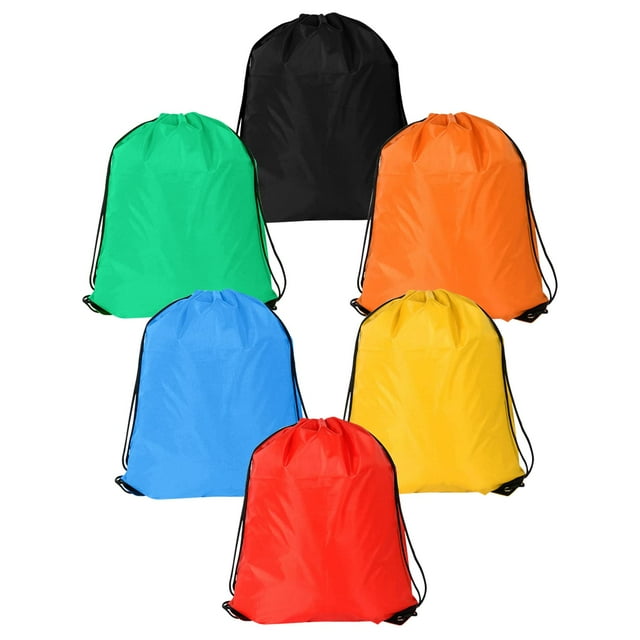 2 Pack Drawstring Bags Backpack - Party Gift Bags & Sports String Bag ...