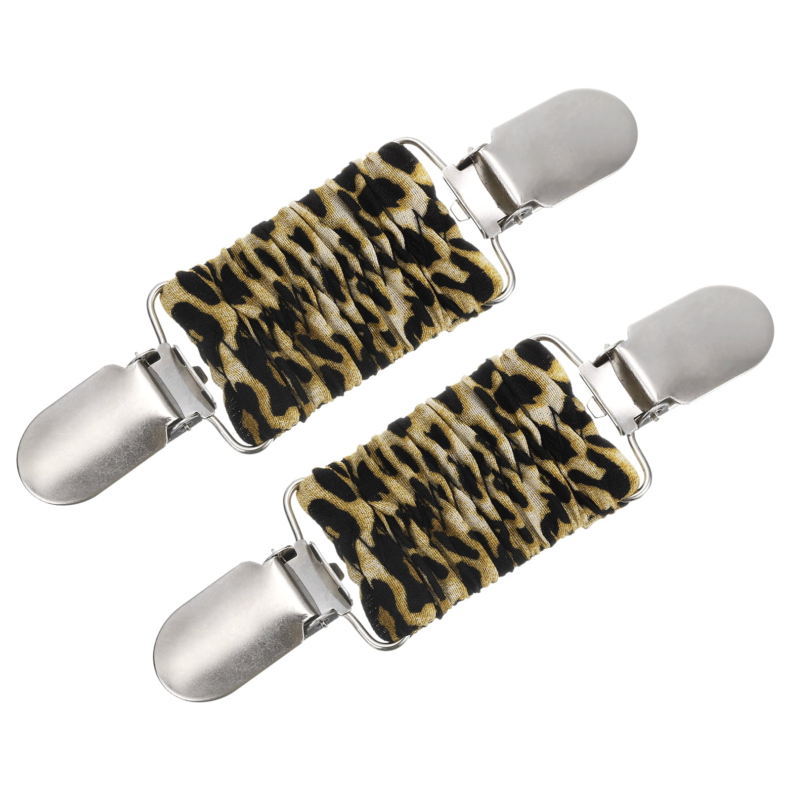 2 Pack Dress Cinch Clips, Tightener Dress Back Cinch Clip(Printed Brown ...