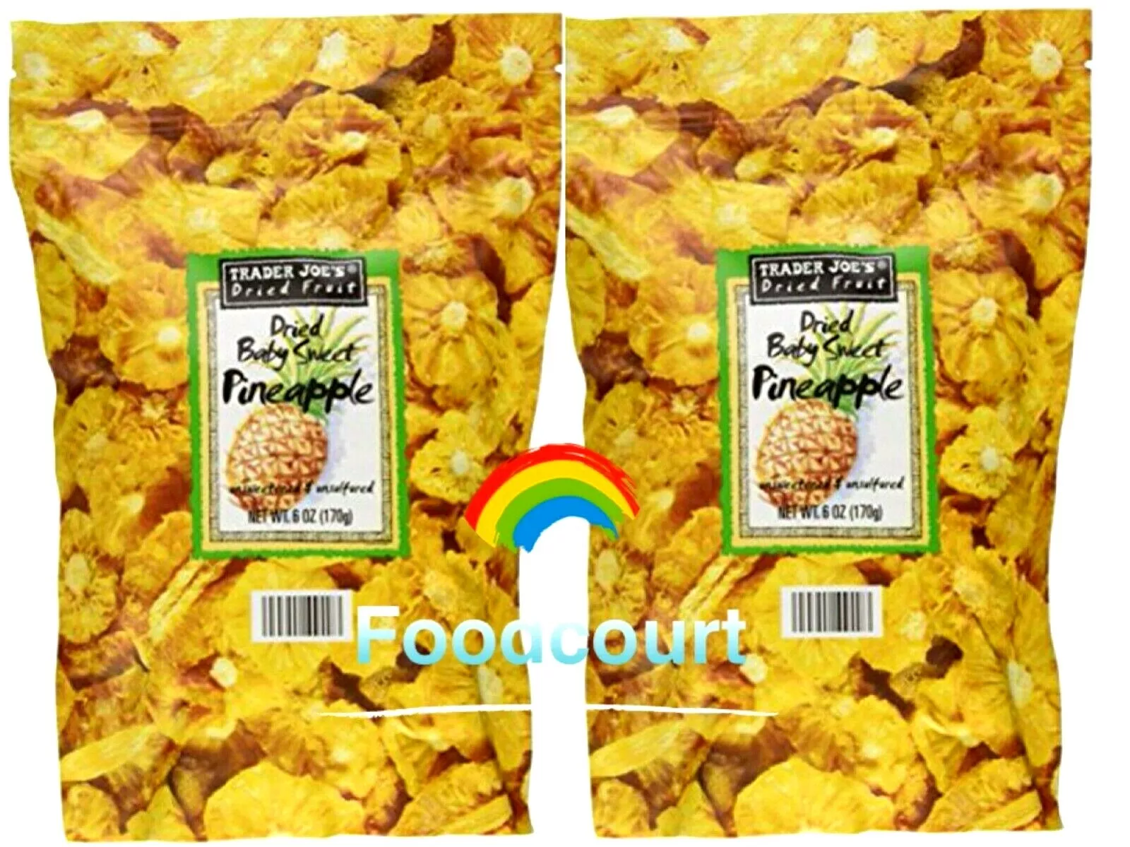 2 Pack Dried Fruit Baby Sweet Pineapple, 6 oz Each – Naturally Sweet, Chewy, and Nutritious ...