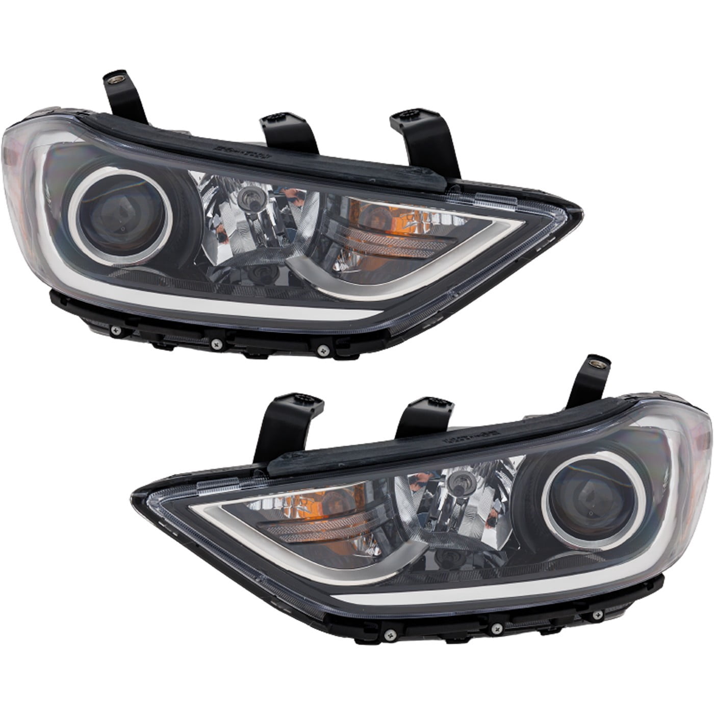 2 Pack Driving Headlamps for Driver & Passenger Side - With Day Running ...
