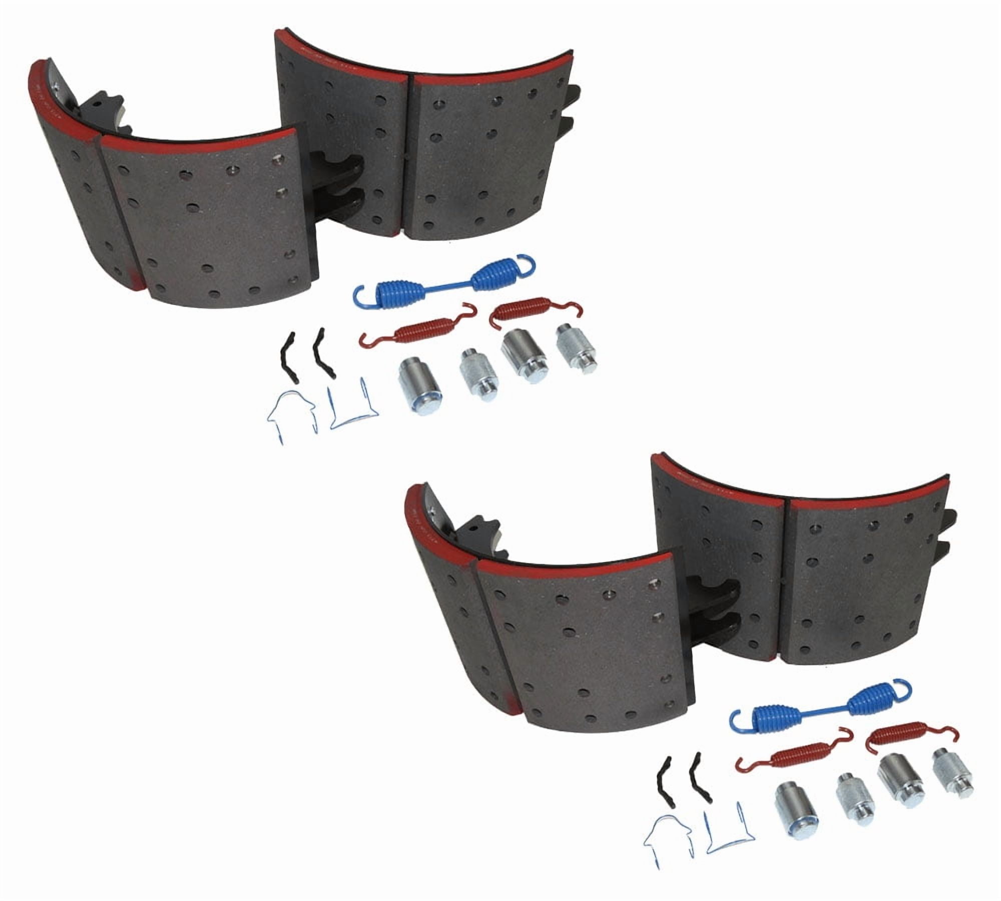 (2 Pack) Drum Brake Shoe Kit with 23K ning Compatible w/Haldex ...