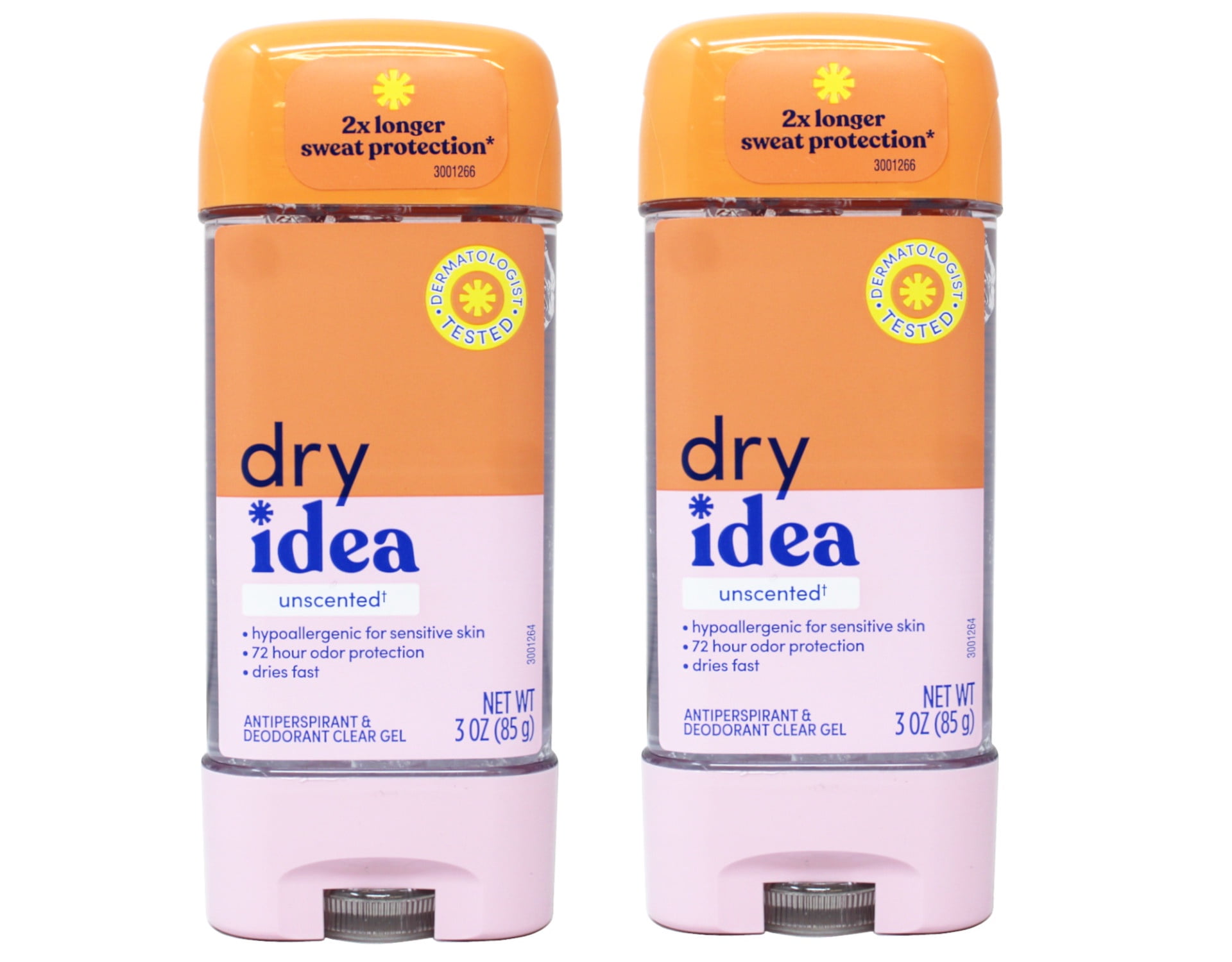 Dry Idea Advanced Unscented Antiperspirant Deodorant Gel | Non-Residue ...