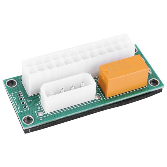 2 Pack Dual PSU Multiple Power Supply Adapter,Add2Psu ATX 24 Pin to ...