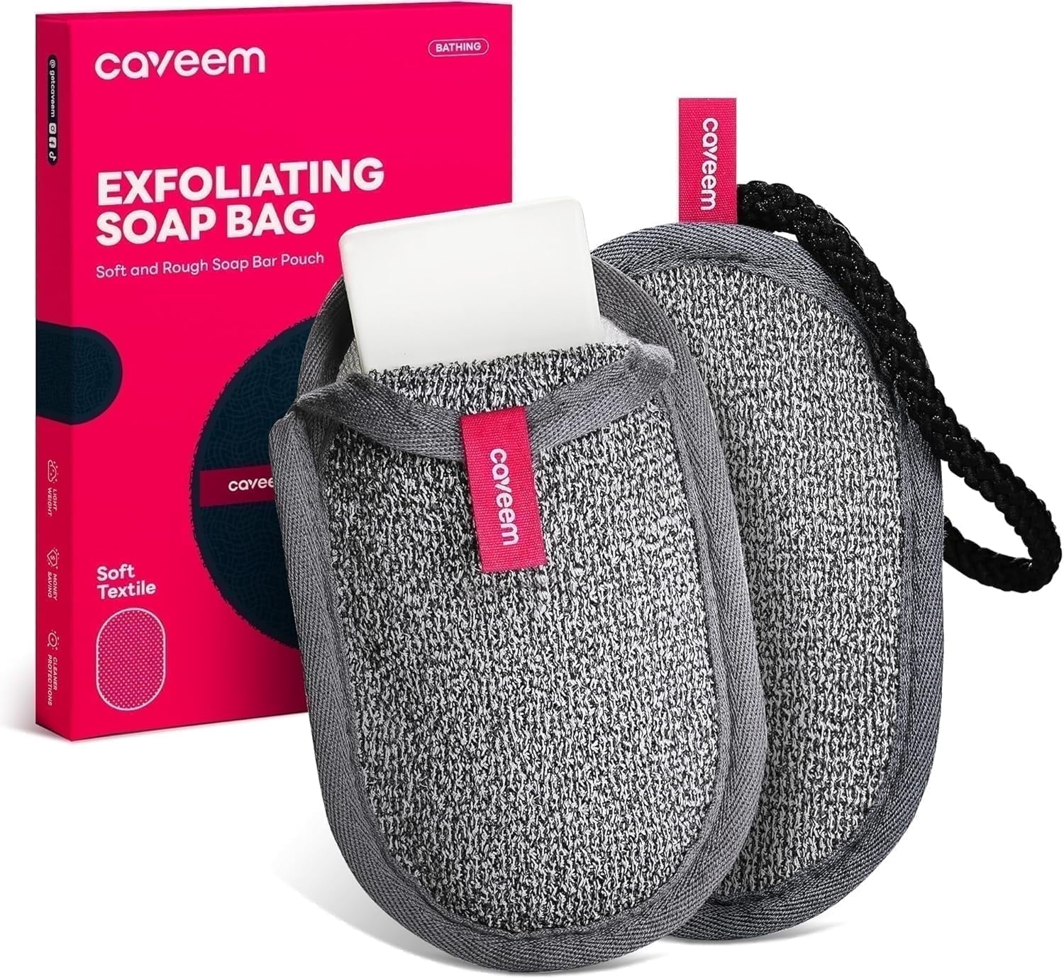 Exfoliating Body Scrubber, Bath and Body Scrub Buffer, Body Exfoliator ...